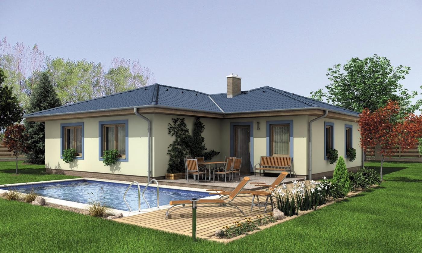 BUNGALOW 134 - Simple L-shaped house.